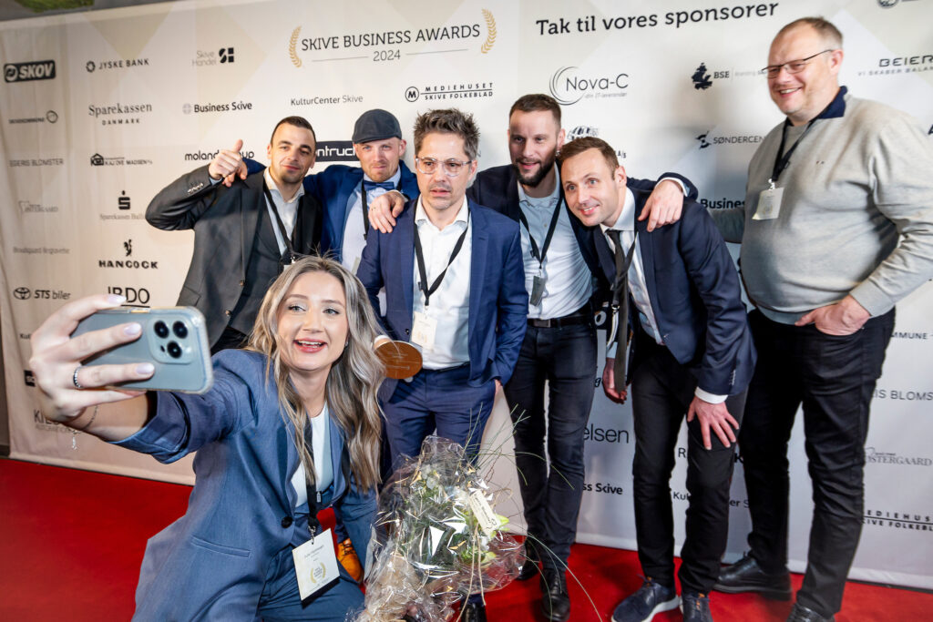 Her kan du se alle de glade vindere - Business Skive